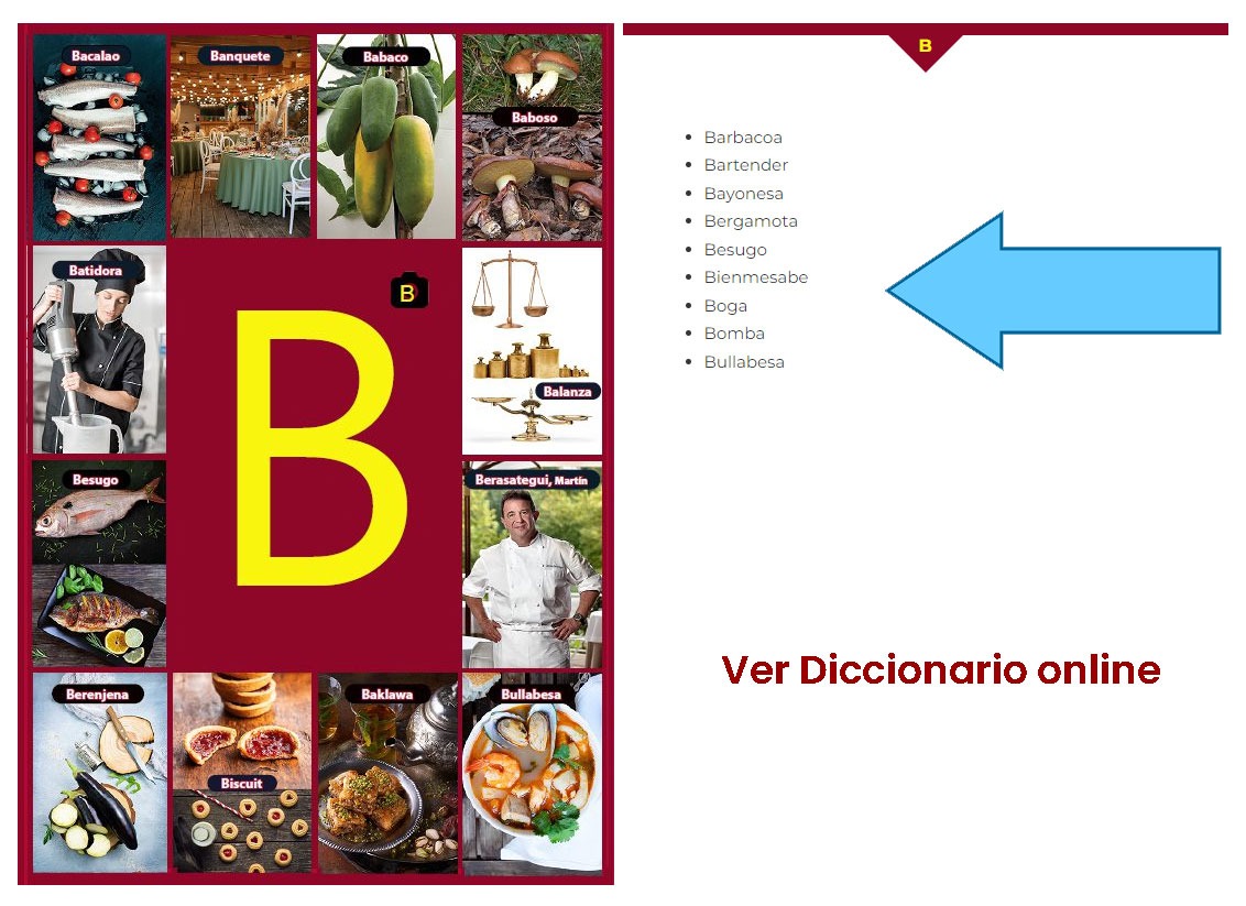 B - Gastronomía de la A a la Z