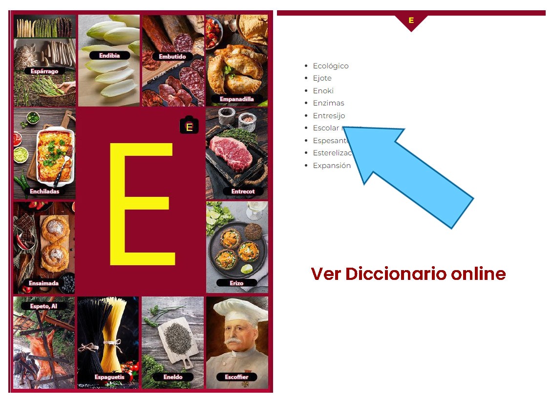 E - Gastronomía de la A a la Z